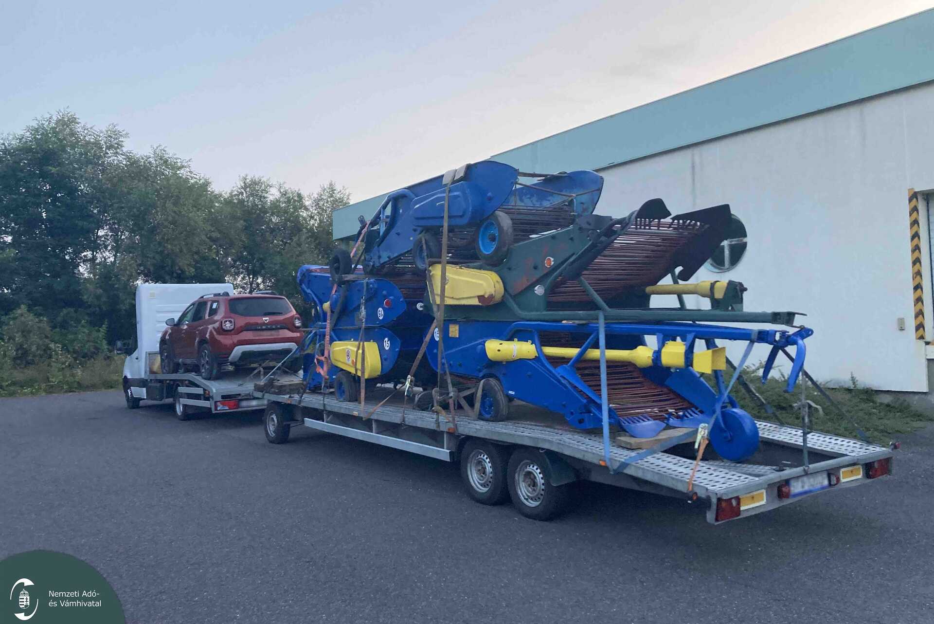 Román horrorkaravánt fogott a NAV Fehérgyarmaton