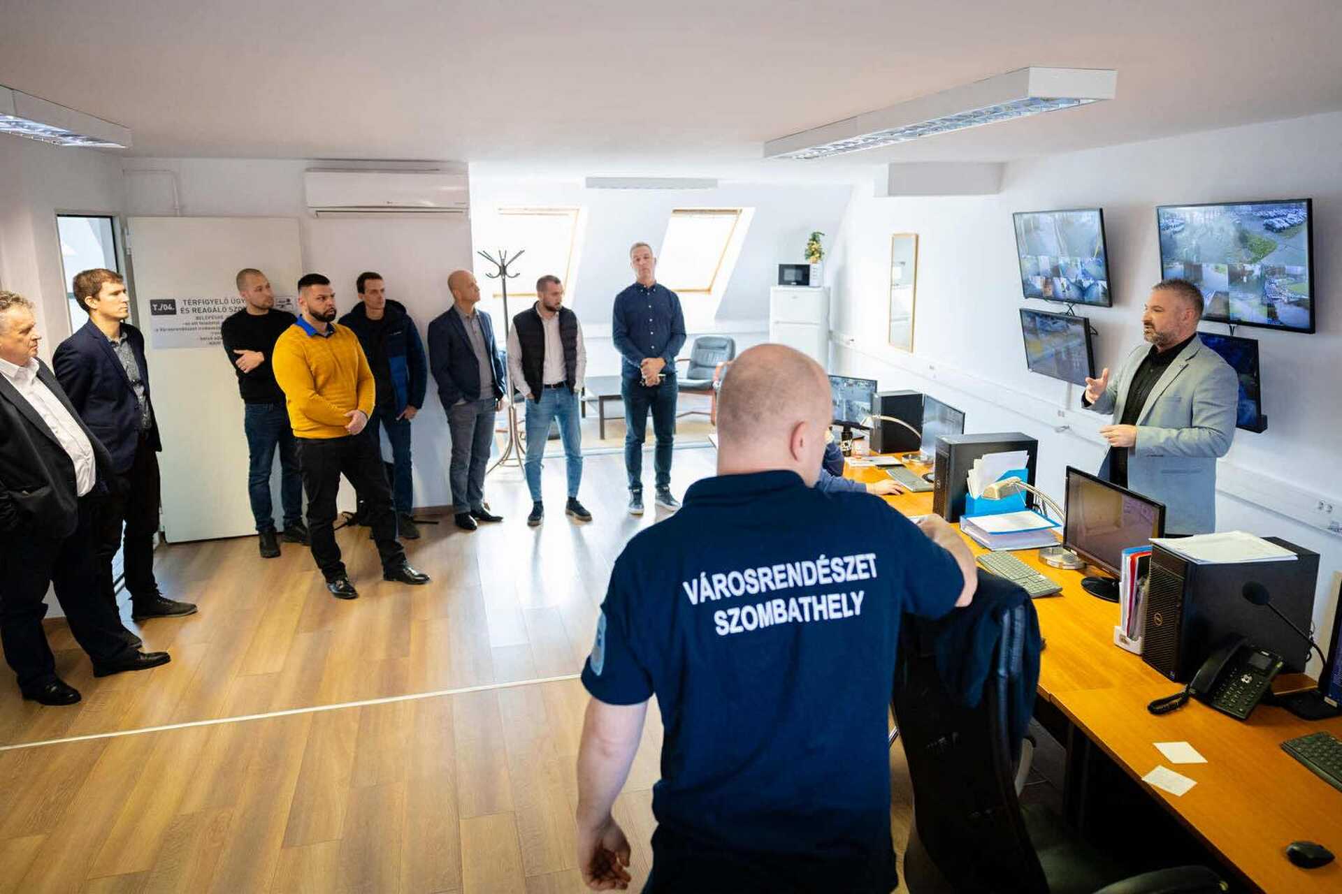 Szombathelyre látogatott a győri városrendészet delegációja