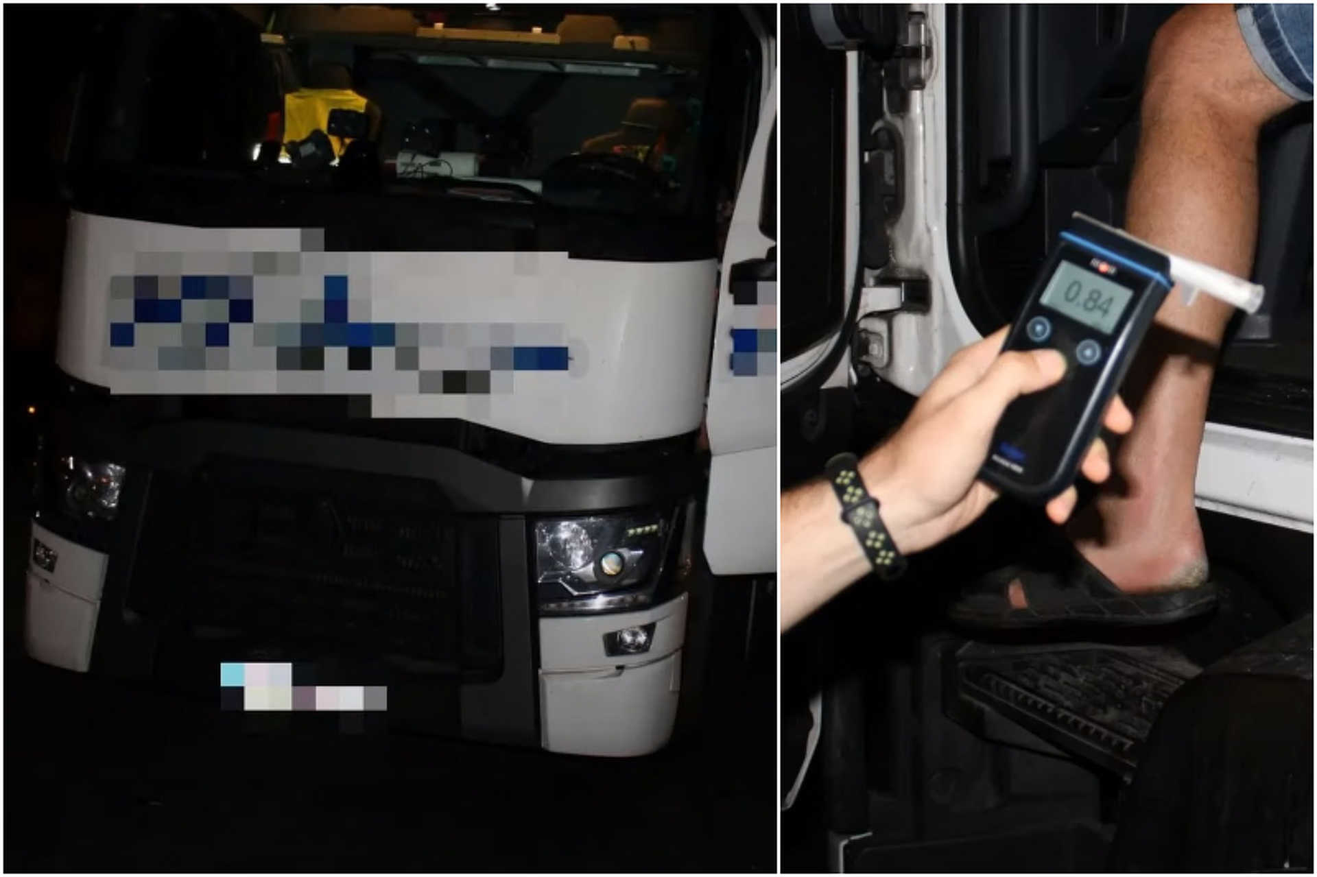 Videó: Részegen kacsázott az M1-esen egy kamionos