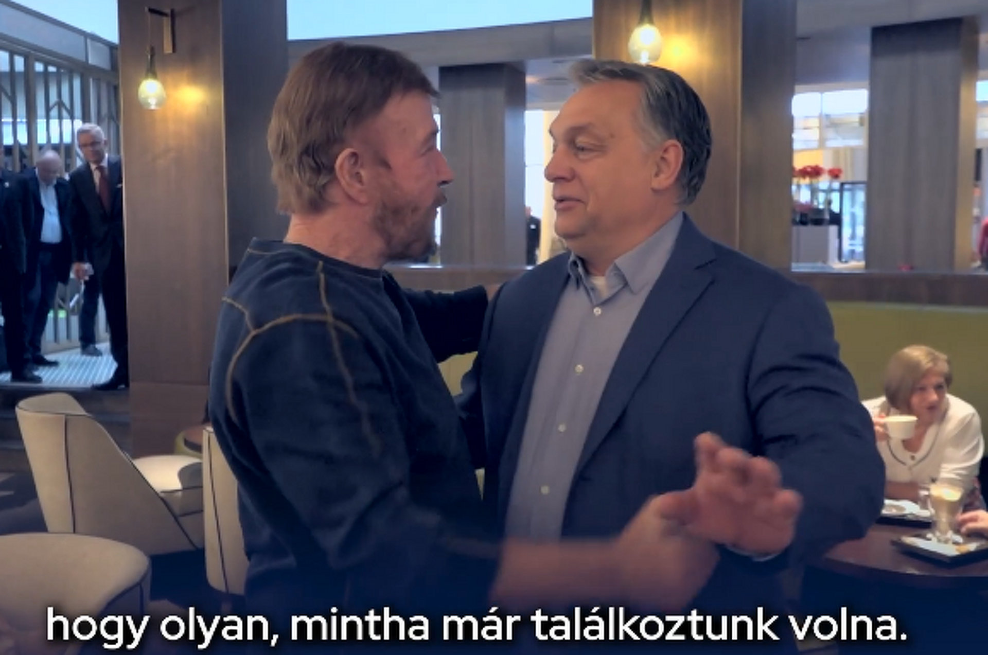 Orbán valami miatt újra elővette a Chuck Norris találkát