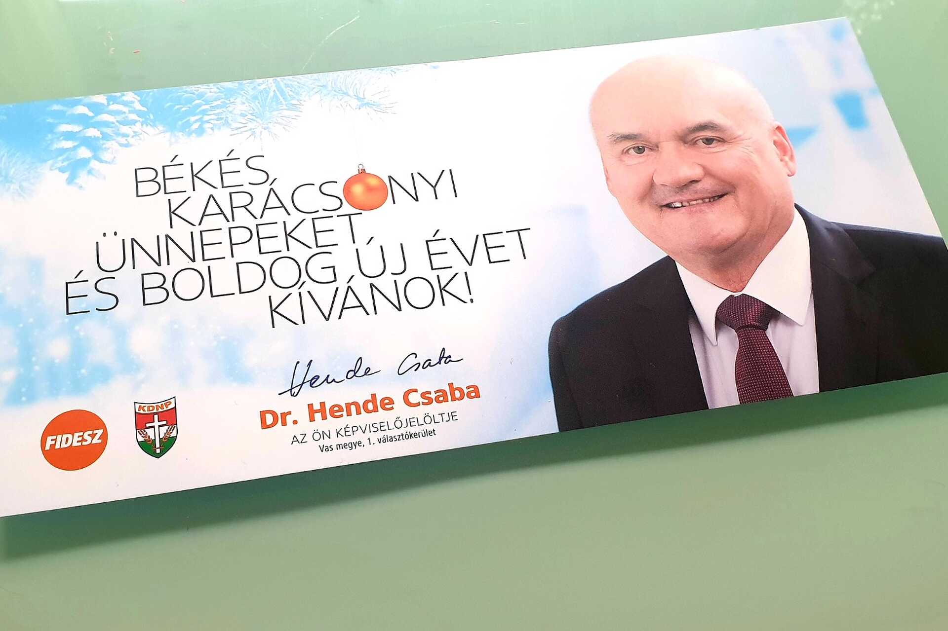 Úgy tűnik, tényleg Hende Csaba lesz a Fidesz képviselőjelöltje ...
