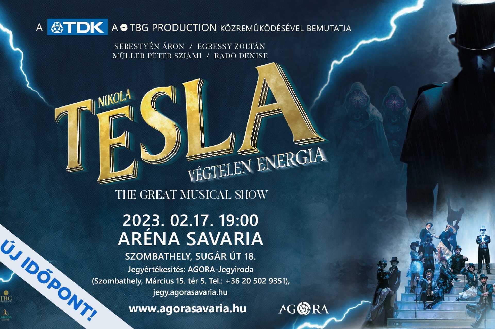 Elmarad a jövő heti Tesla-musical Szombathelyen