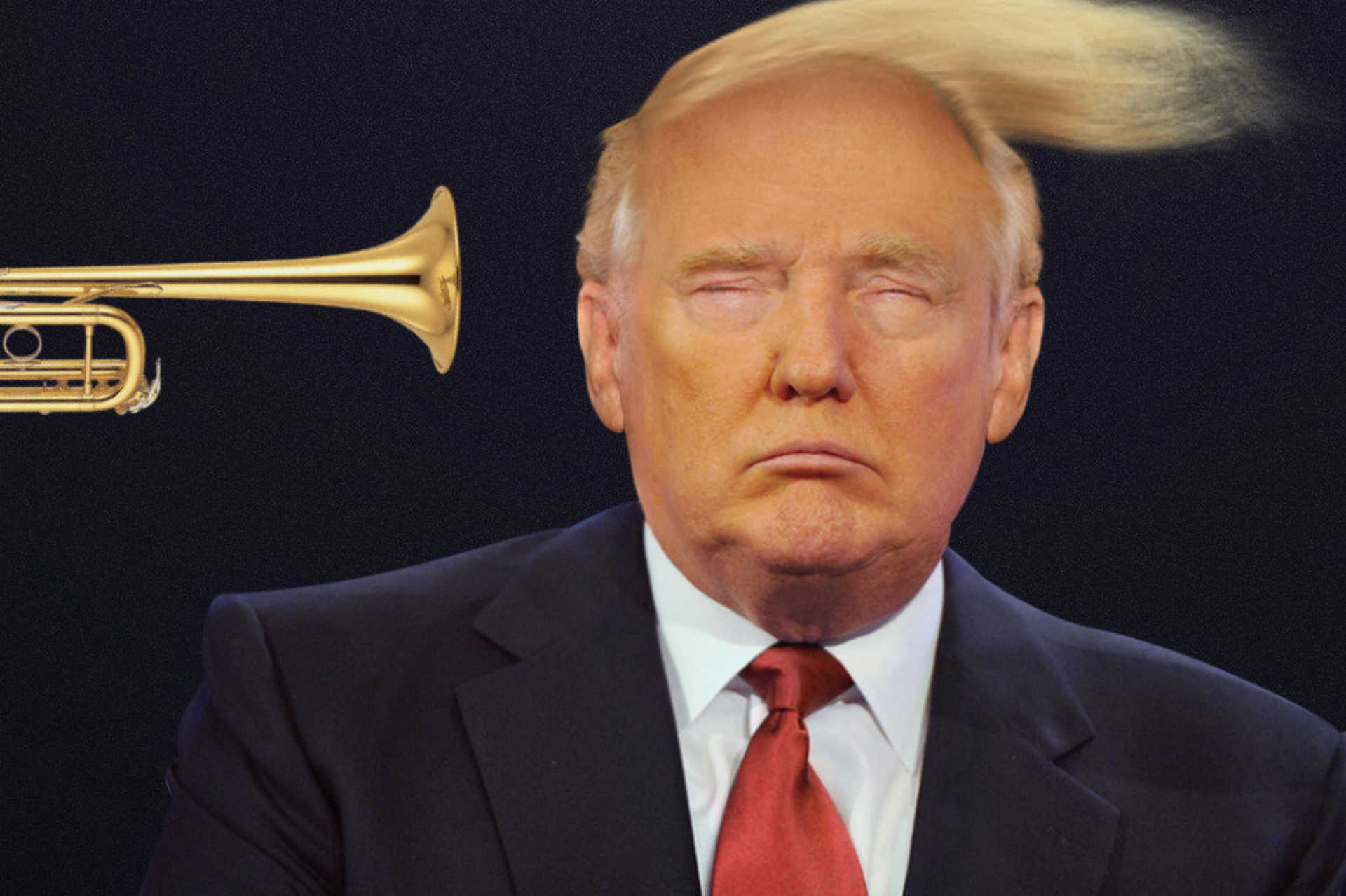 Trombitálja le Ön is Donald Trump, az amerikai elnökjelölt fejét!