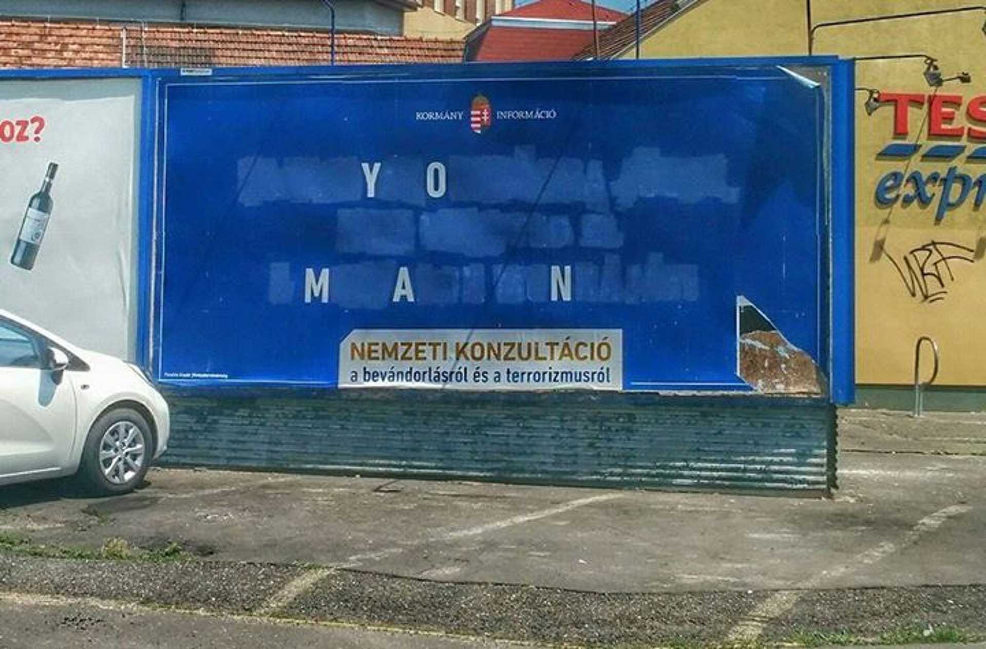 A legújabb plakátpartizánkodások - ha látnak még széthekkelt útszélit ...