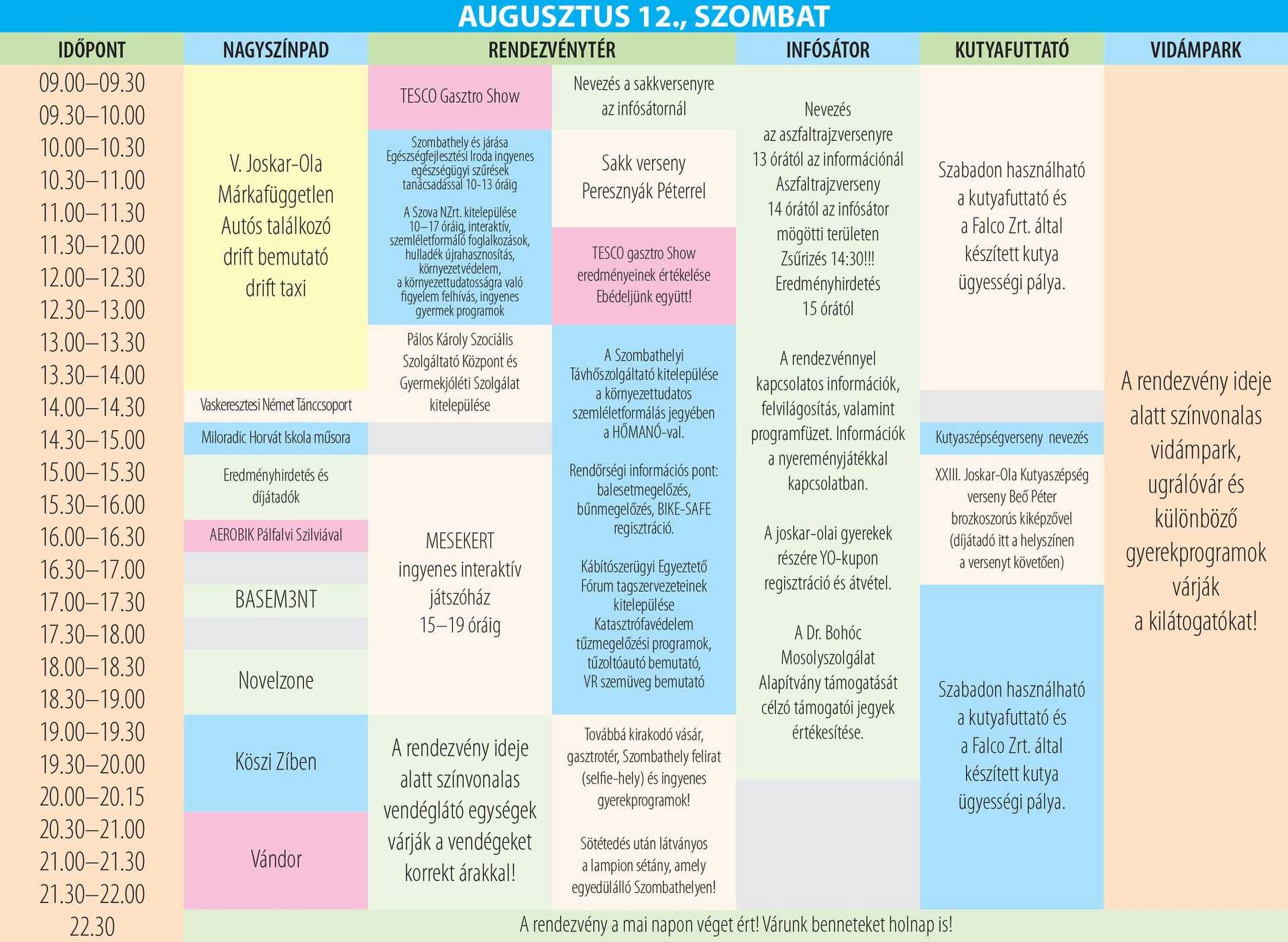 Programajánló a hétvégére: Joskar-Ola Napok, Csepereg az Eső Fesztivál ...