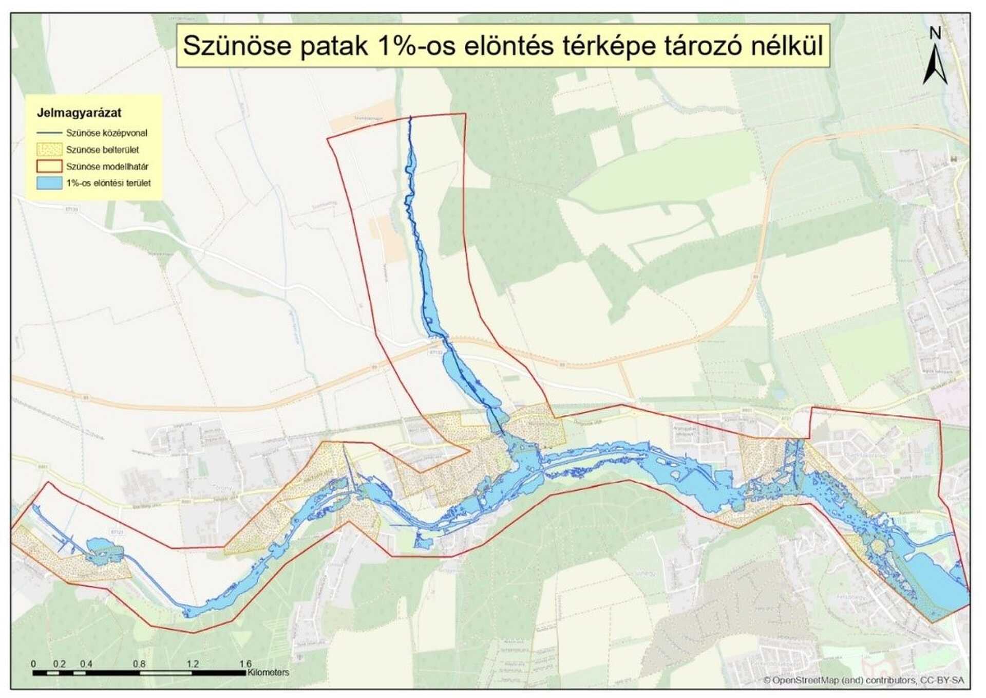 A Szünöse-patak árhullámai Sére és Oladra is veszélyesek – közölte a ...
