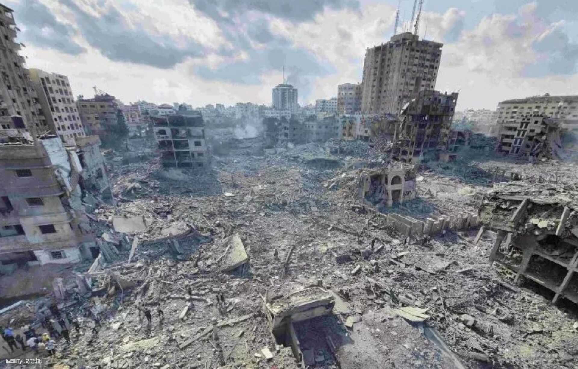 Izrael irtózatos bombázással készül Gáza lerohanására