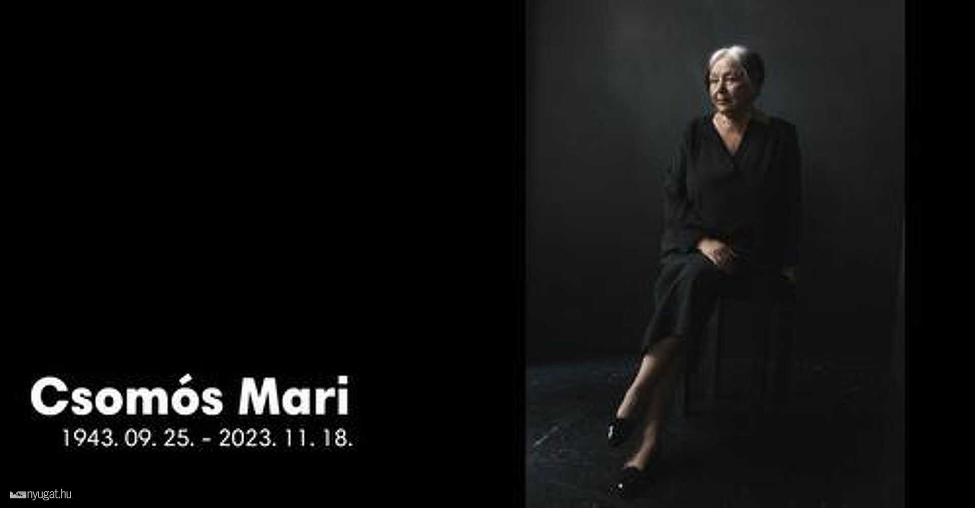 Meghalt Csomós Mari