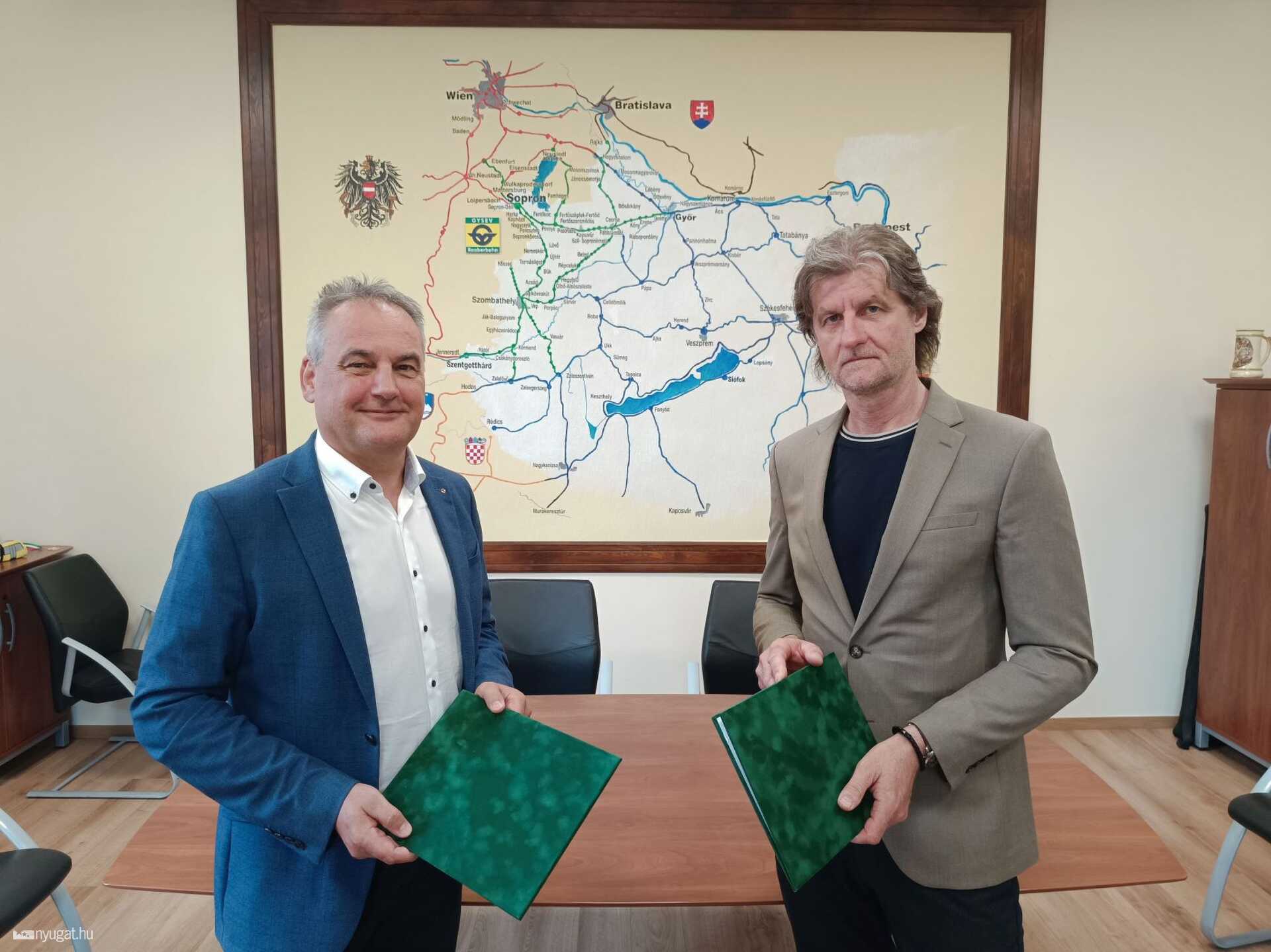 Egymás programjait népszerűsíti a GYSEV Zrt. és a Soproni Múzeum