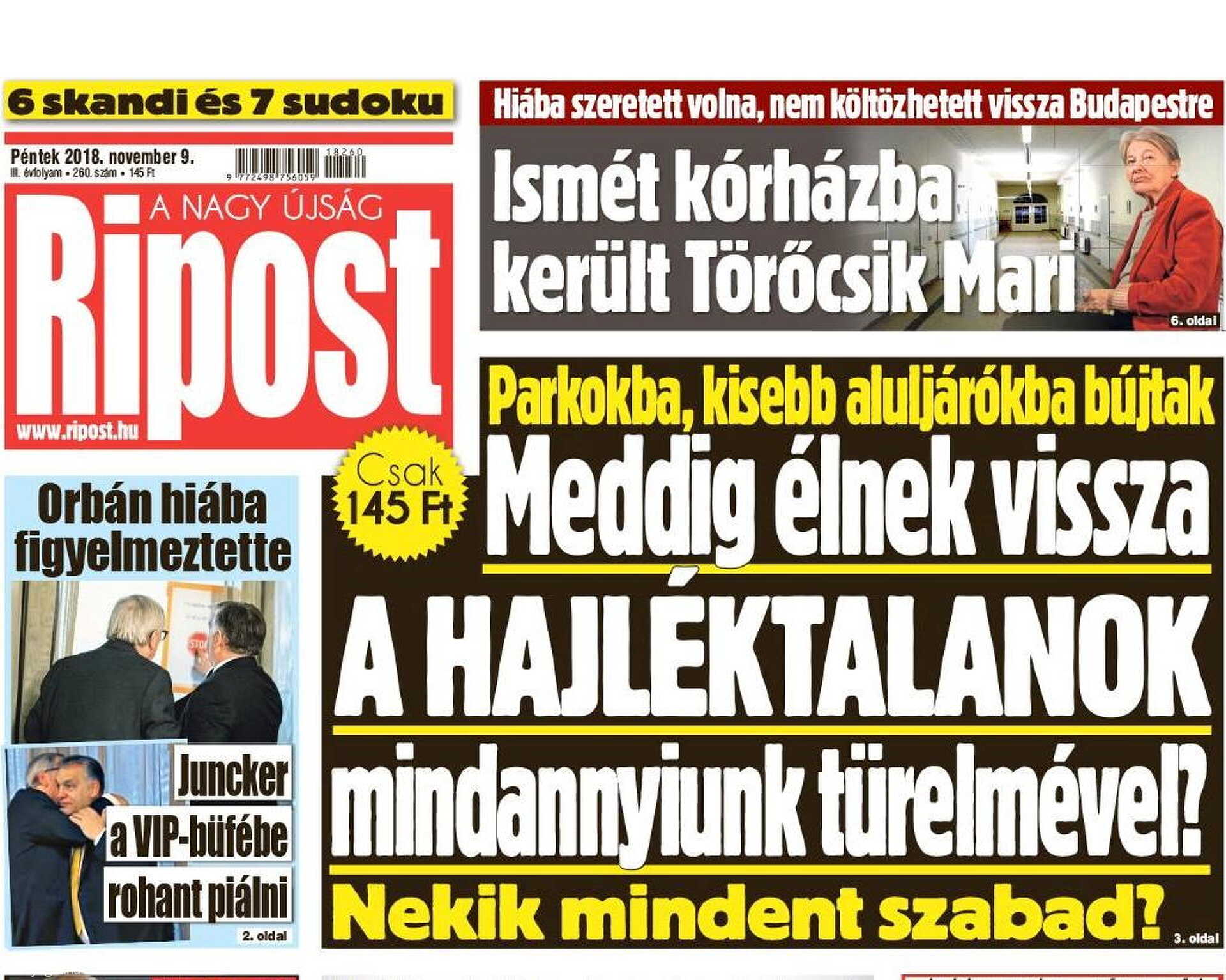 Az igen: Érték és Minőség Nagydíjat kapott a Ripost, a TV2 és az M1