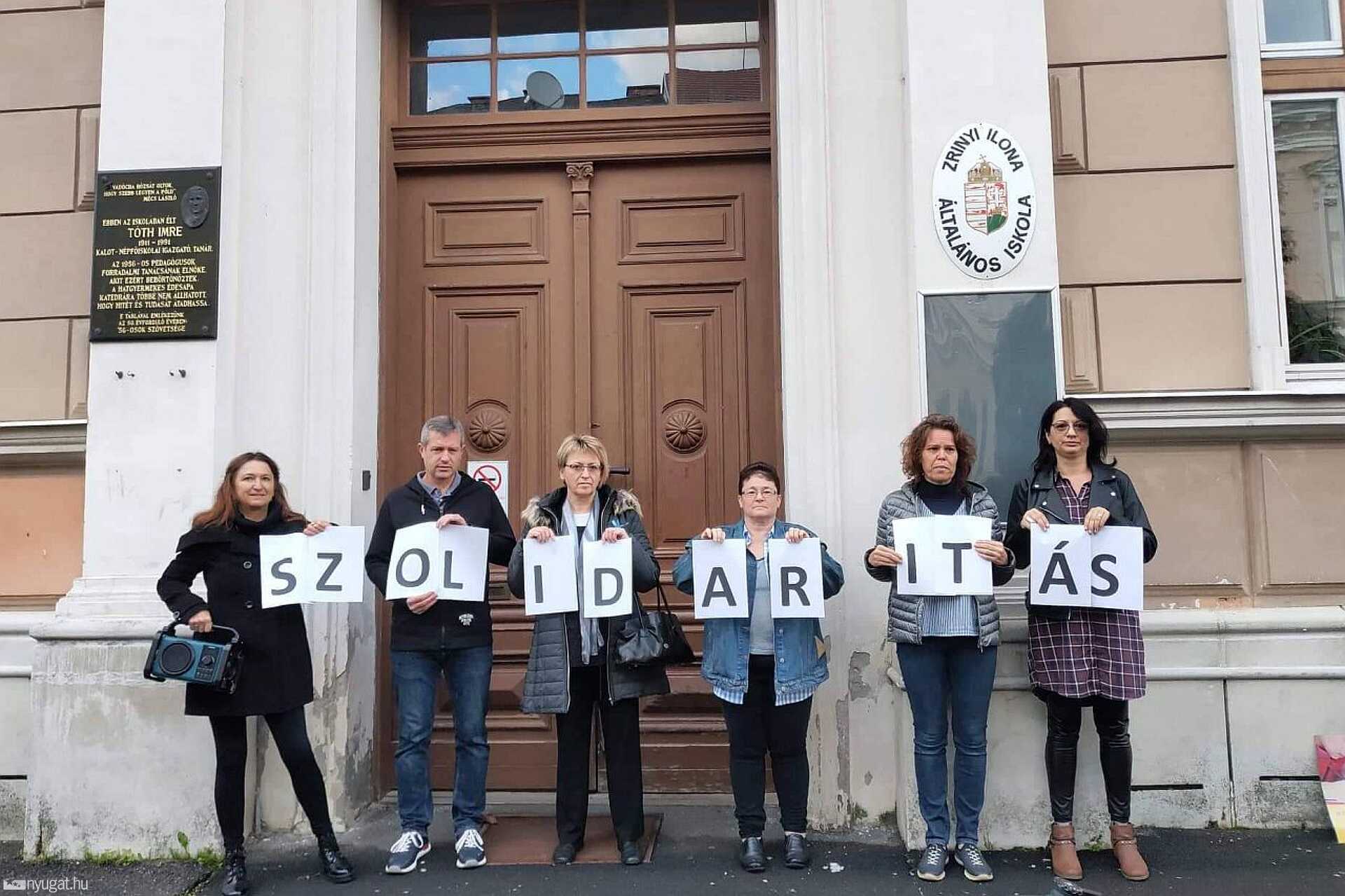Egy szombathelyi iskola tanárai is kiállnak a kirúgott kölcseys ...