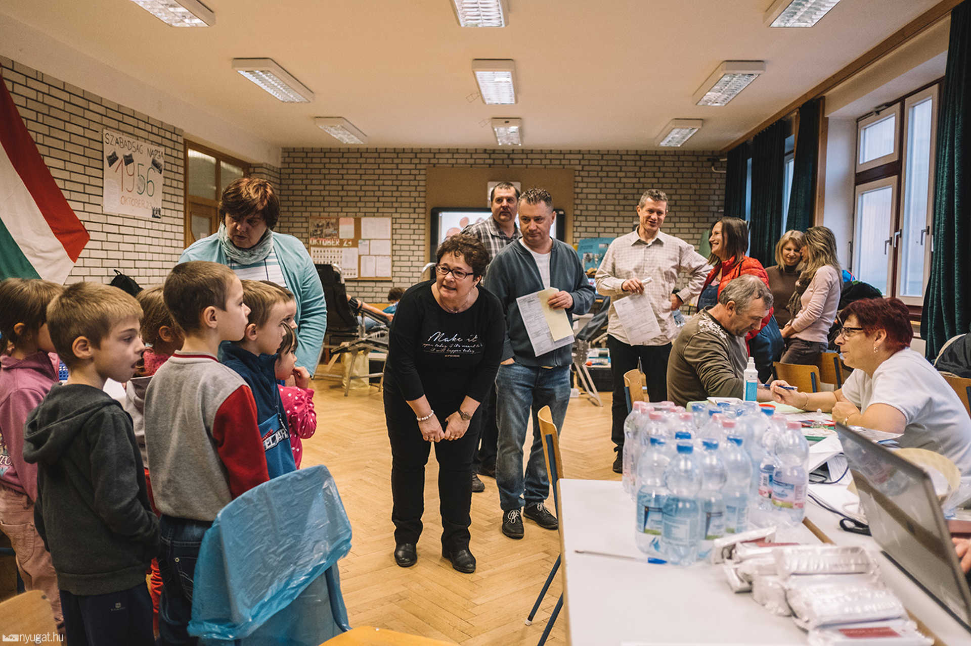 A bátor ovisok még egy véradáson sem félnek
