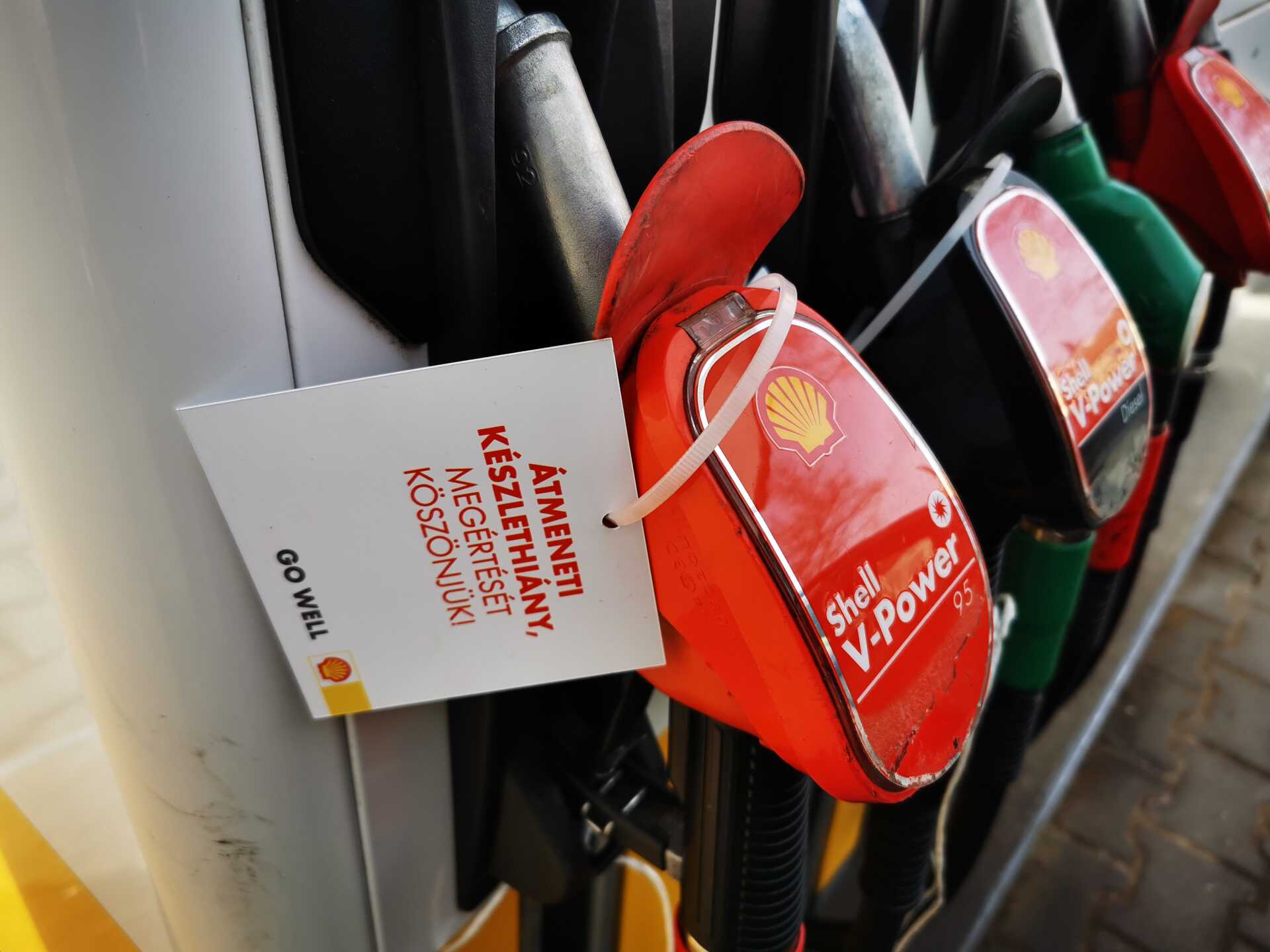 Több Shell-kút nem nyit ki hétfőn